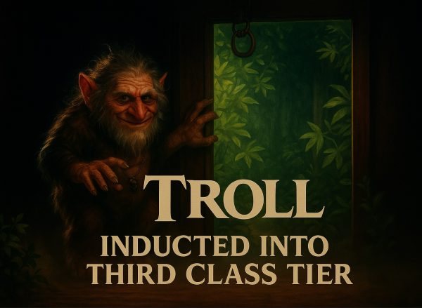 Torok the Troll Crawls into the Third Class Tier