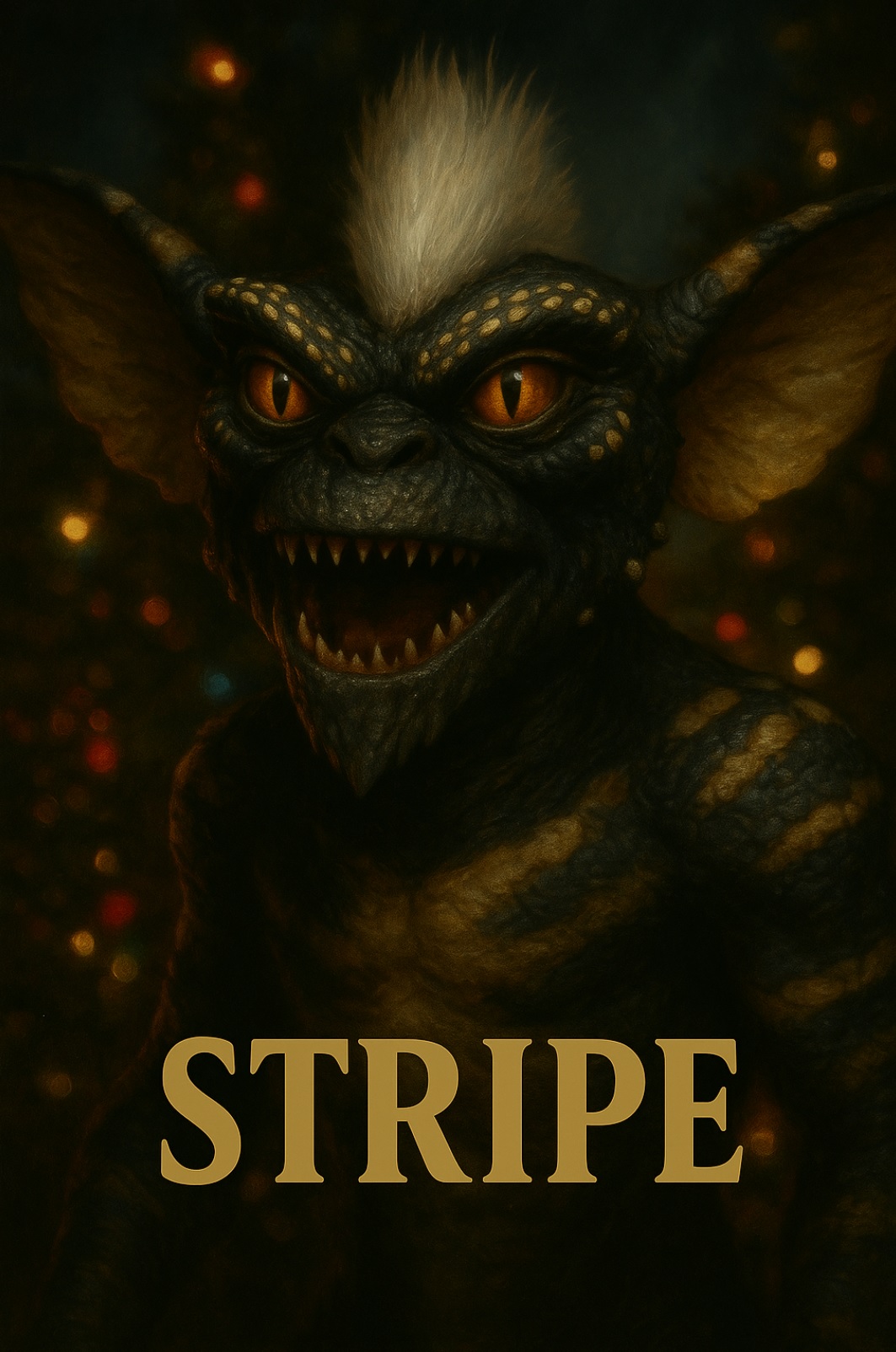 Stripe from Gremlins The White Mohawk Leader